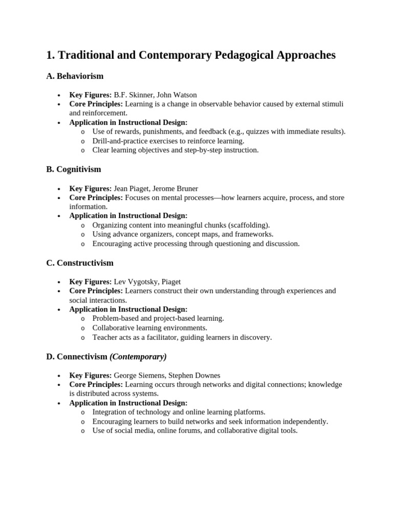 N206 Lesson 1-Pedagogical Theories and Frameworks | PDF | Constructivism (Philosophy Of ...