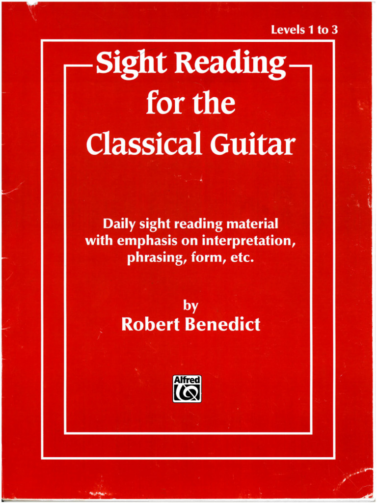 Benedict Robert Sight Reading For The Classical Guitar Level I | PDF