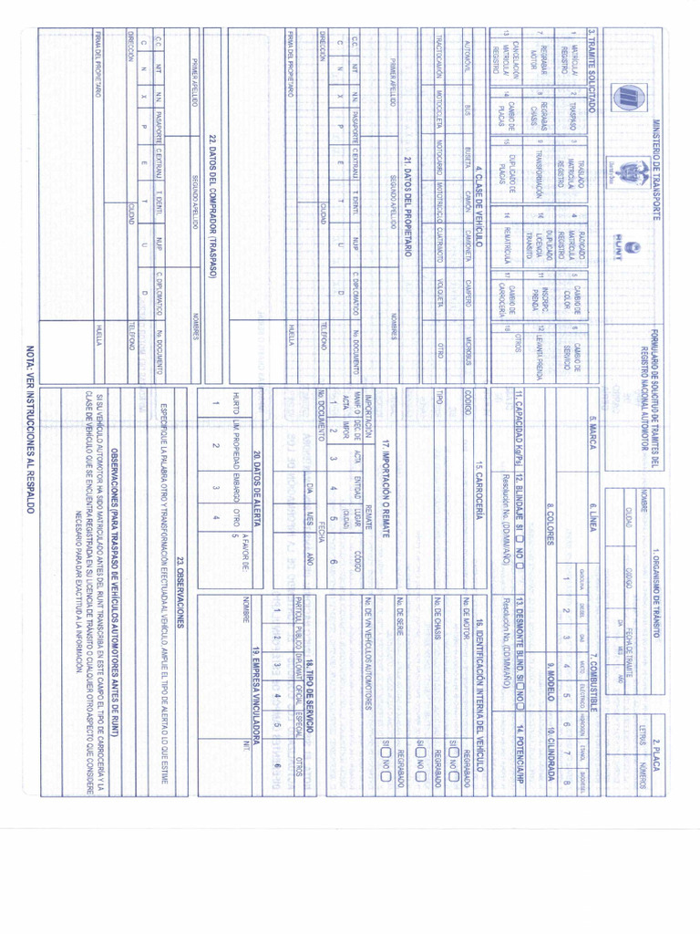Formulario de Traspaso | PDF