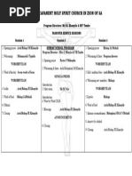 Sabbath School Program | PDF