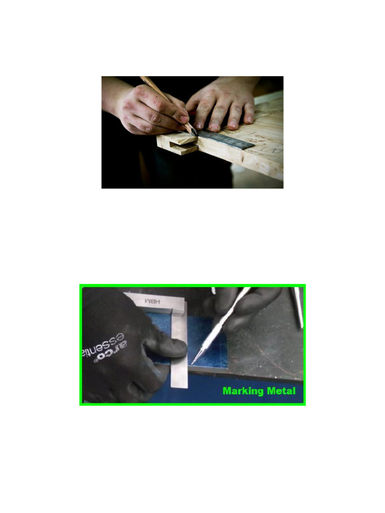 Marking Out On Metals | PDF | Metalworking | Machining