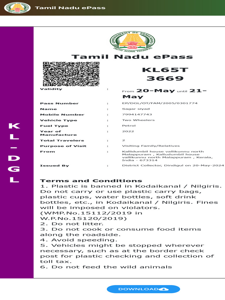 View Pass TN EPass | PDF