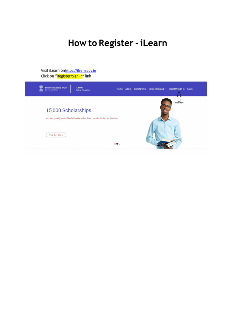 How To Register ILearn | PDF