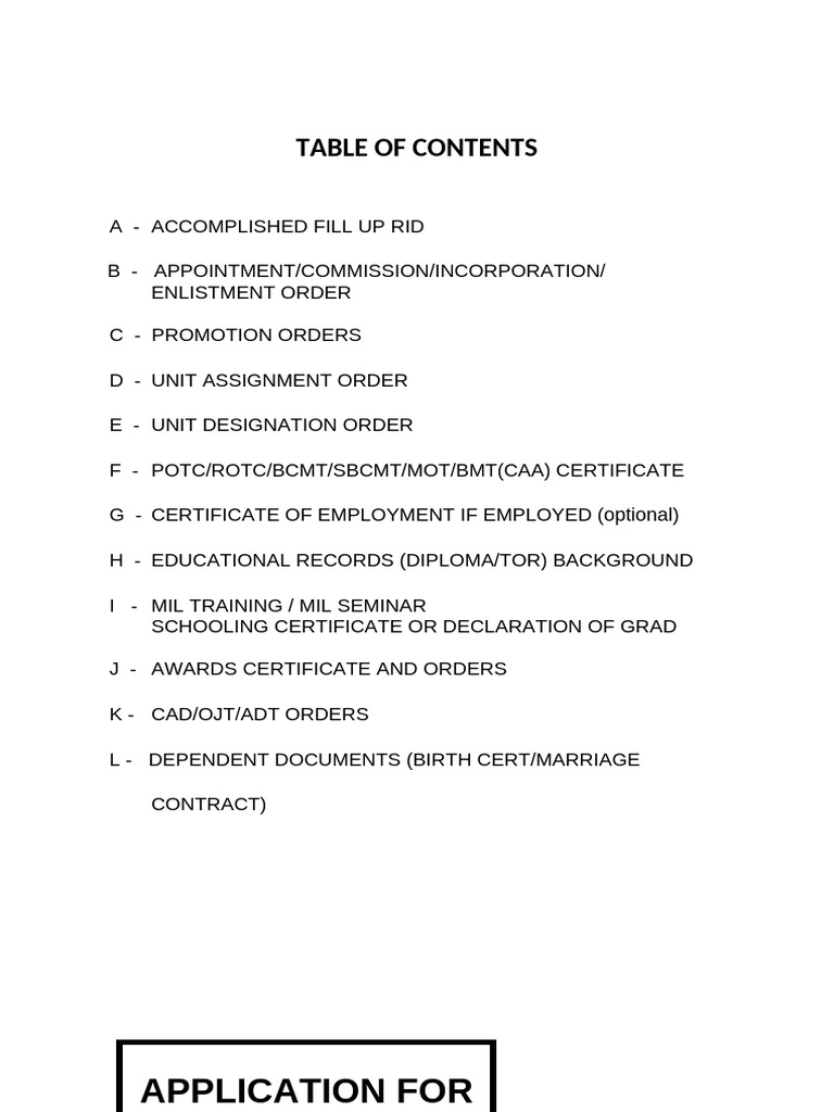 Reservist Military Personnel File | PDF