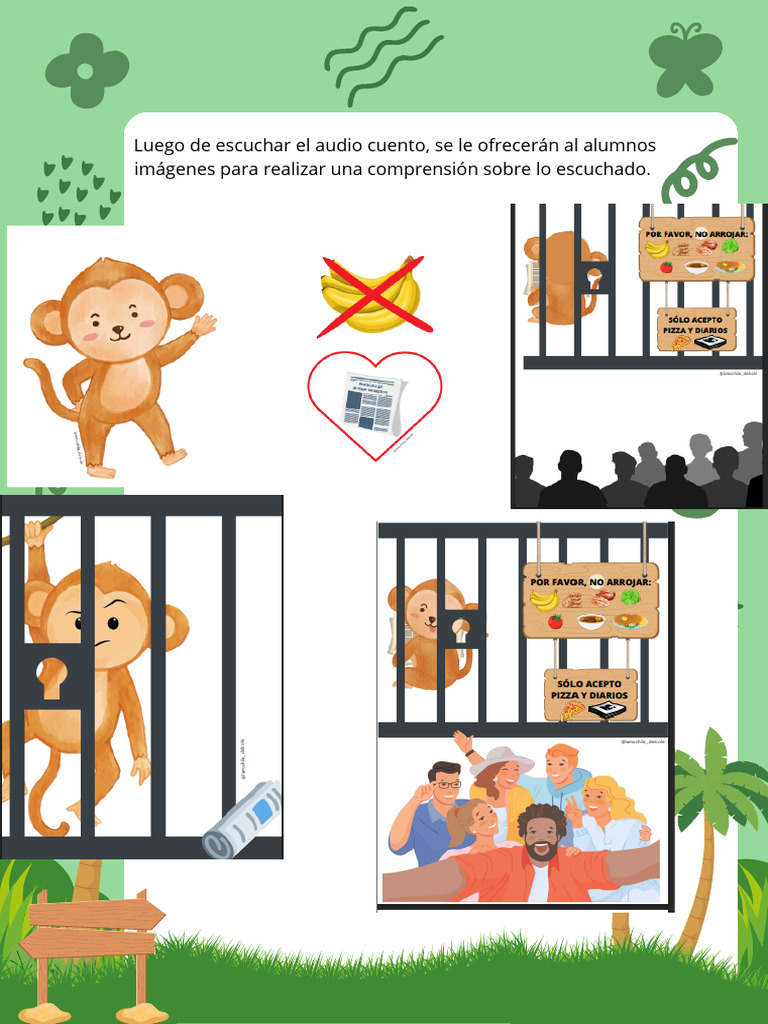 Comprensión Lectora: El Mono | PDF