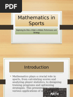 Math in Football | PDF | Mathematics