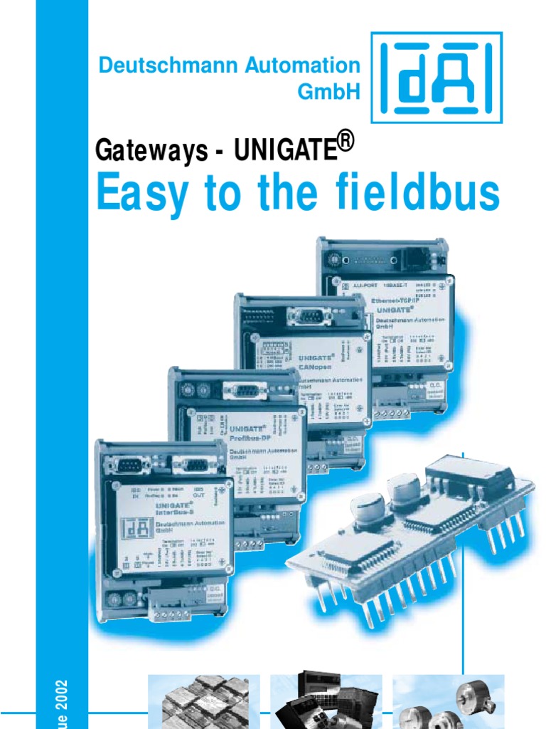 Easy To The Fieldbus: Gateways - UNIGATE® | PDF | Transmission Control ...