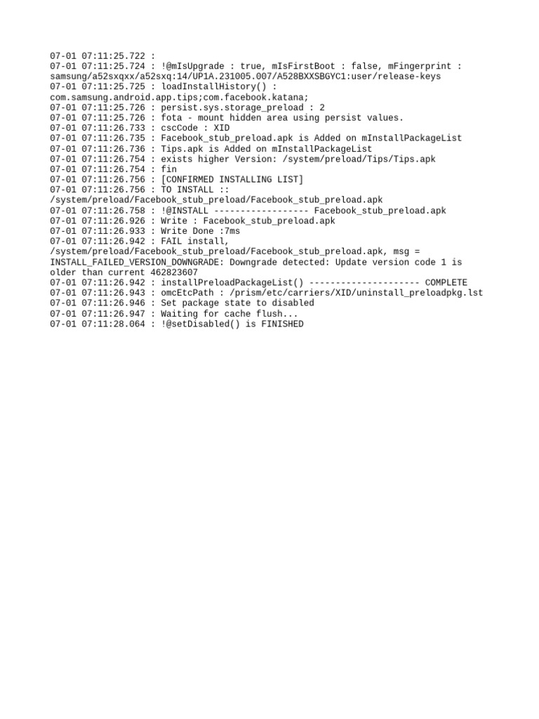 Preload Installer | PDF