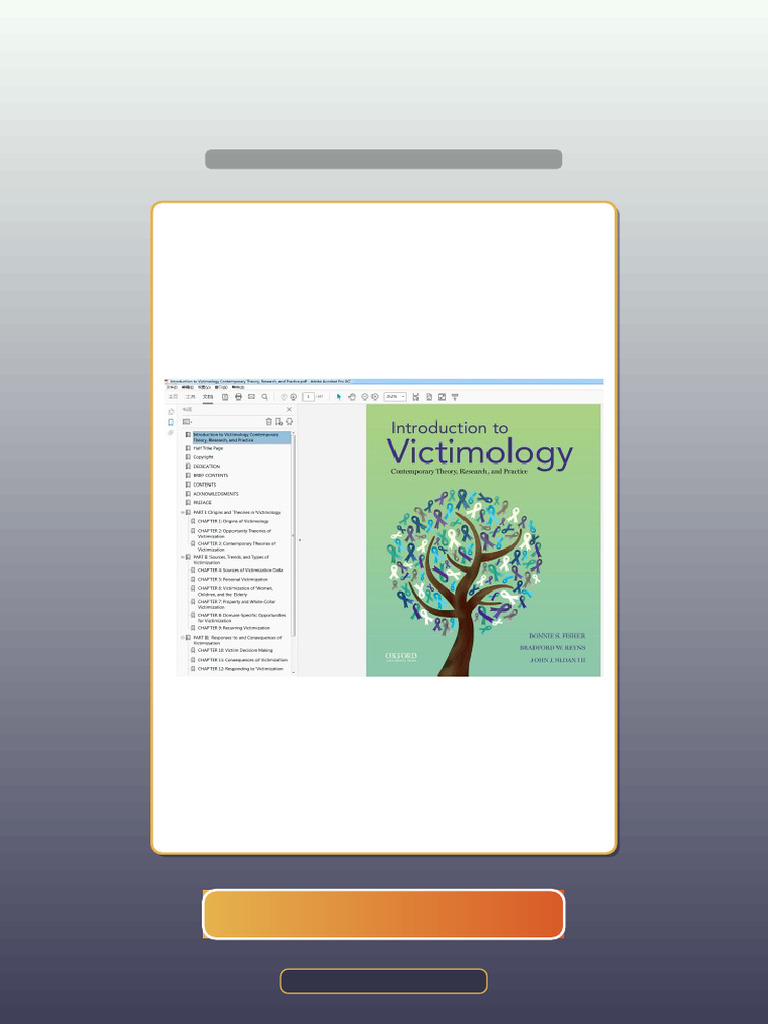 Introduction To Victimology Contemporary Theory Research and Practice ...