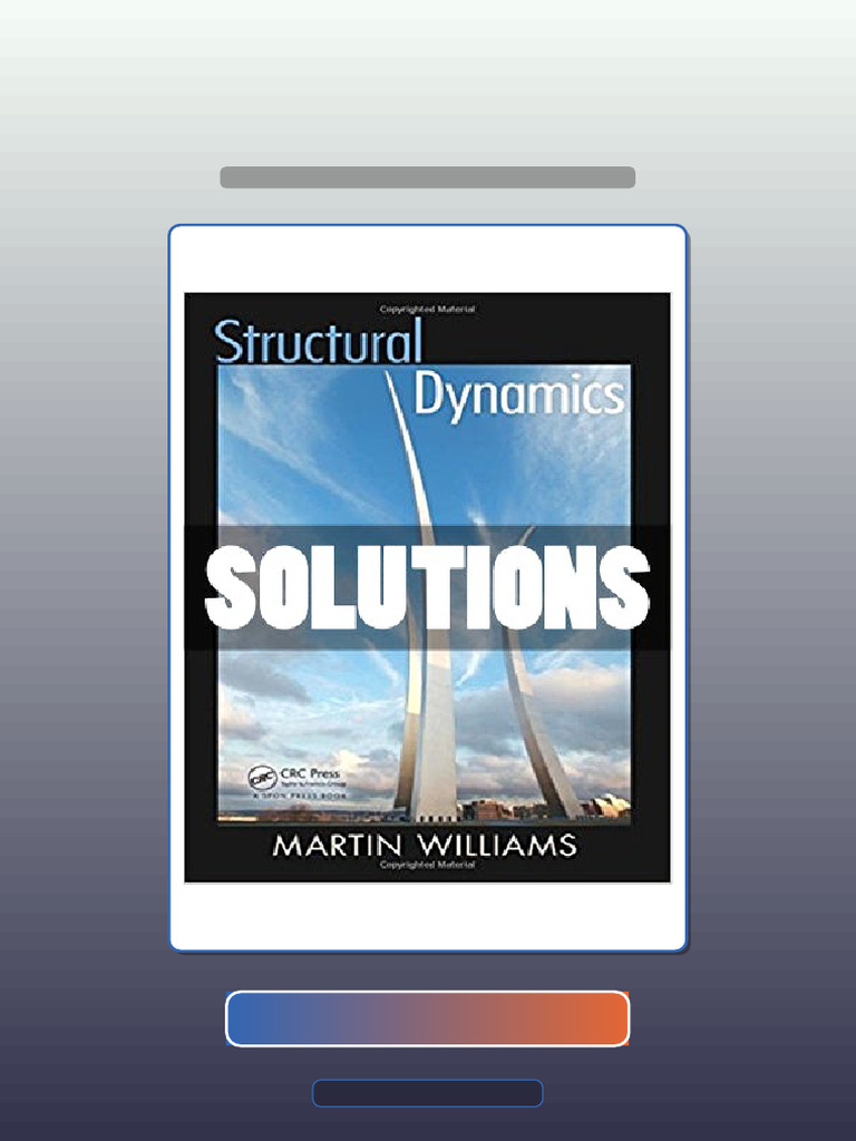 Structural Dynamics 1st Edition Williams Ebook and TestBank Bundle ...