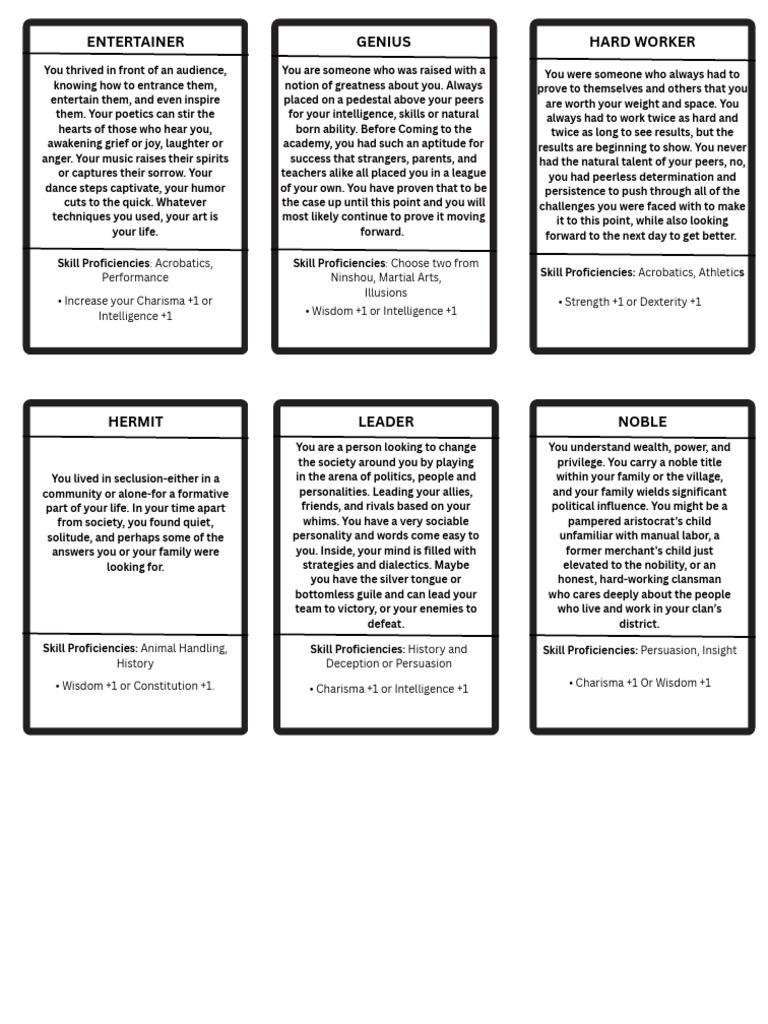 Background Print Cards | PDF
