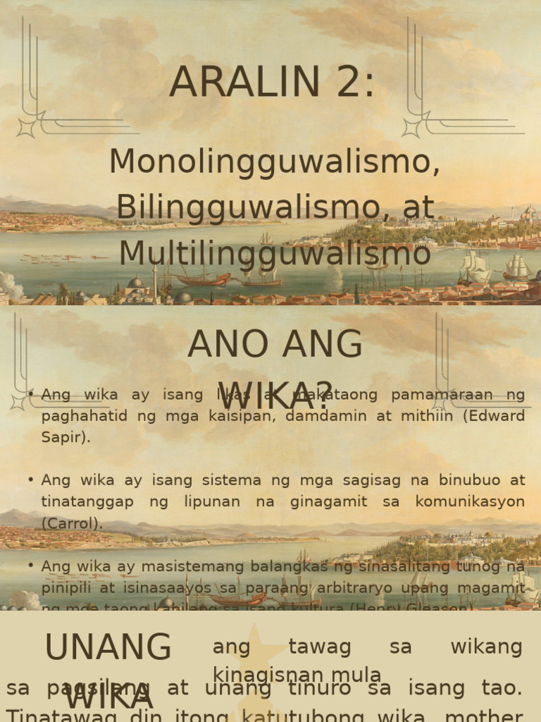 Monolingguwalismo 1 | PDF