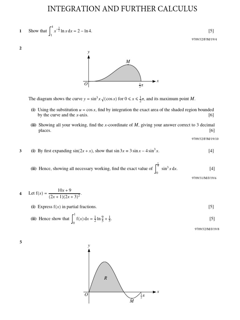 Integration Techniques in Calculus | PDF | Trigonometric Functions ...