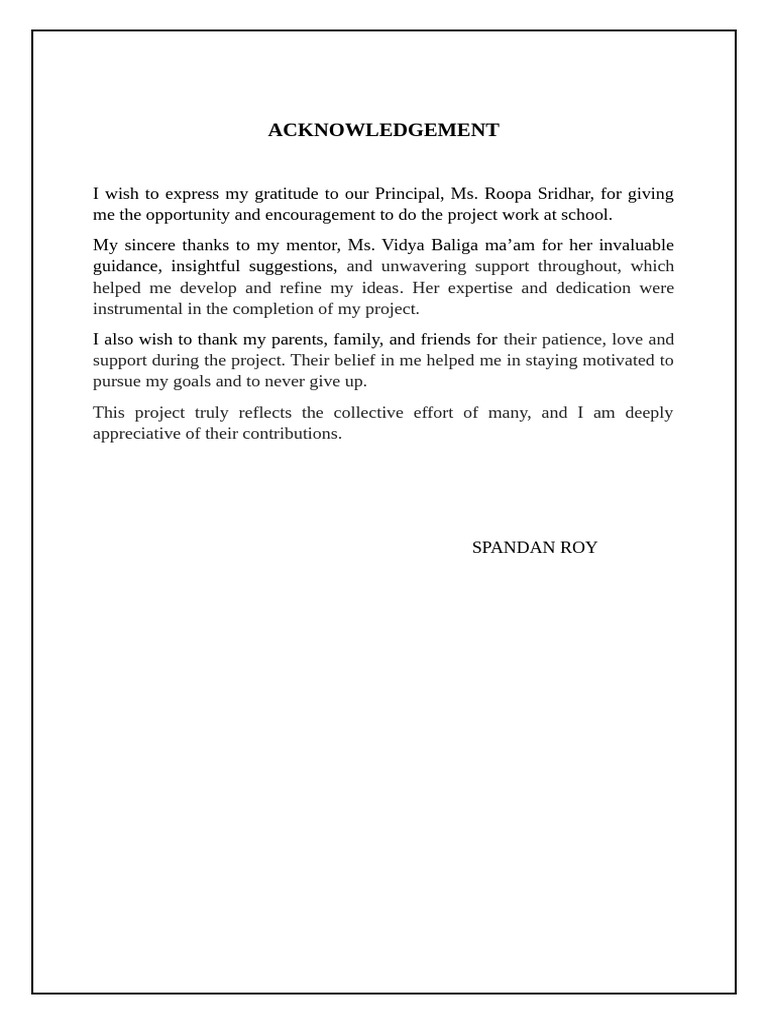 Book Review - Acknowledgement | PDF