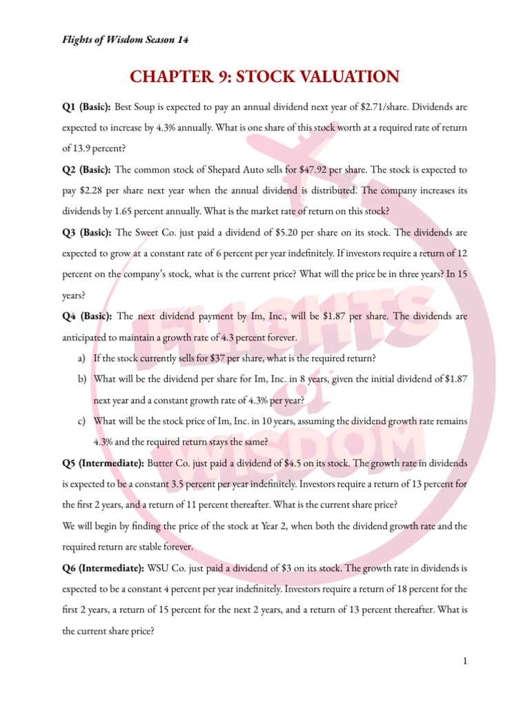 Bonus Exercises (Without Answers) Bonus Exercises (Without Answers ...