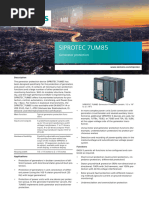 Generator Protection - 7UM85 - Technical Data | PDF | Power Supply ...