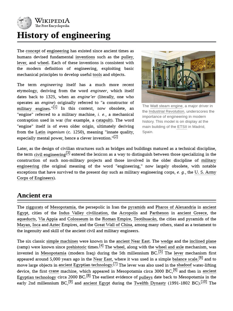 History of Engineering Origins | PDF | Engineering | Aerospace Engineering