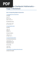 Cambridge Lower Secondary Mathematics Checkpoint Past Papers - Topical ...