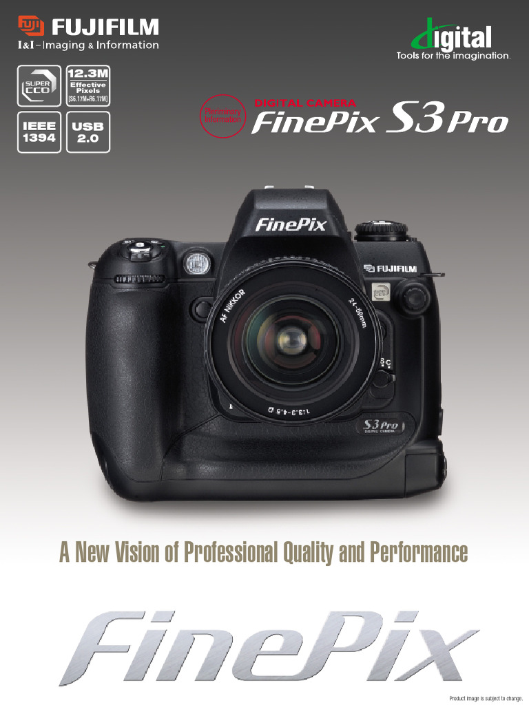 Fujifilm S3ProBrochure | PDF | Camera | Autofocus