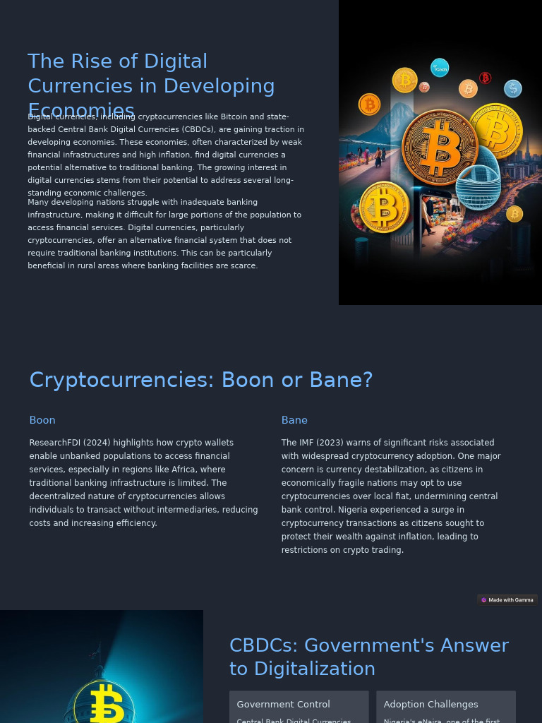 The Rise of Digital Currencies in Developing Economies | PDF ...
