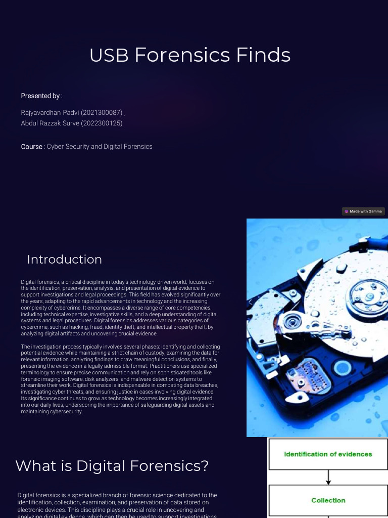 USB Forensics in Digital Investigations | PDF | Digital Forensics ...