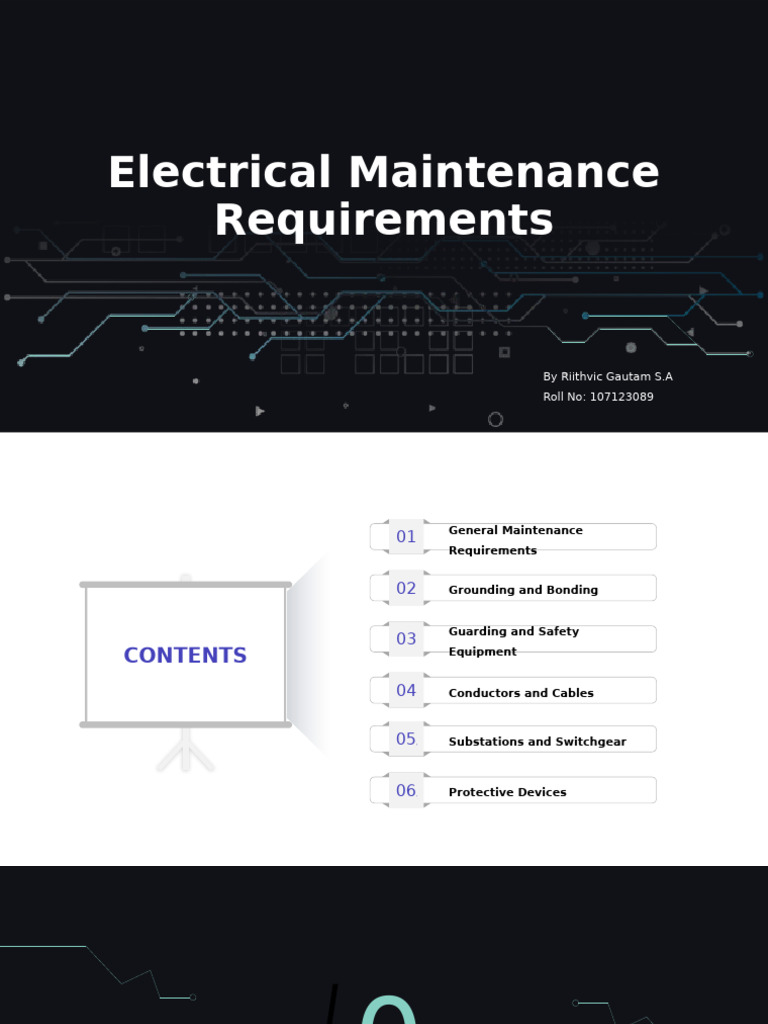 Electrical Maintenance Guidelines | PDF | Fuse (Electrical) | Personal ...