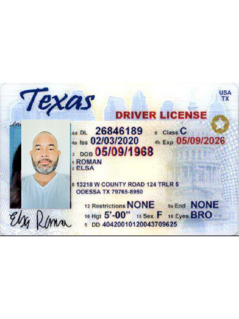 Driving Licence Texas | PDF