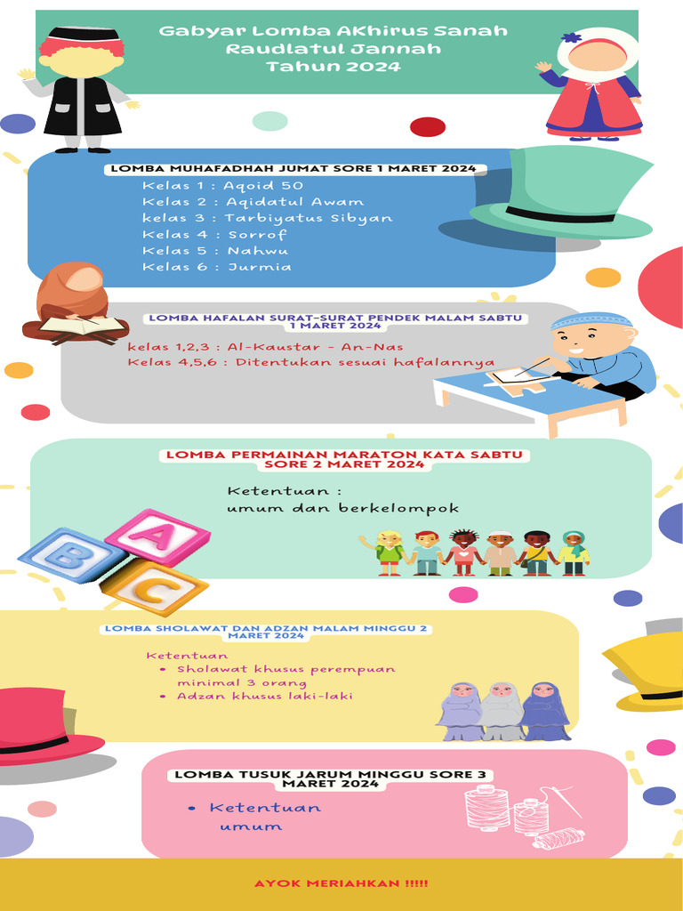 Contoh Pamflet Lomba Imtihan | PDF