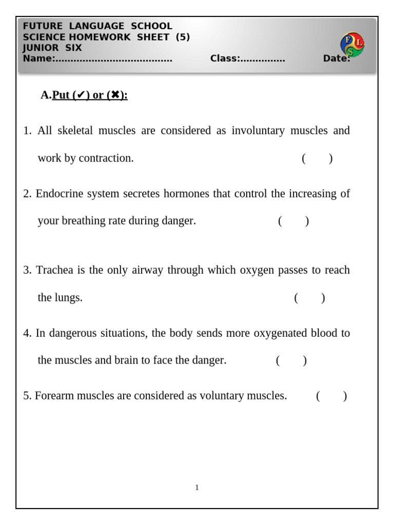 HW Sheet 5 m1 Exercise Booklet Model Answer Full Answer | PDF