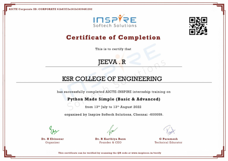 Jeeva - R | PDF