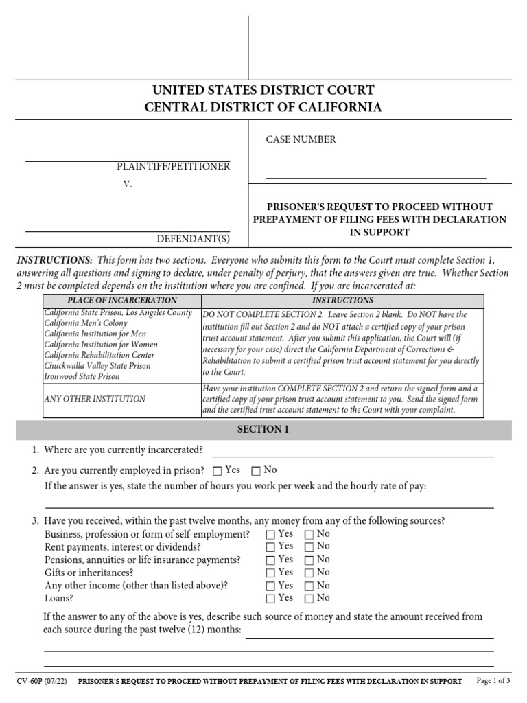 United States District Court Central District of California | PDF ...