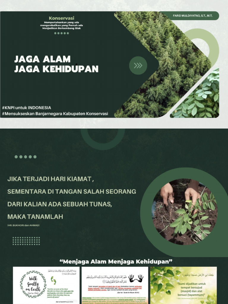 KNPI Jaga Alam Jaga Kehidupan - Farid | PDF