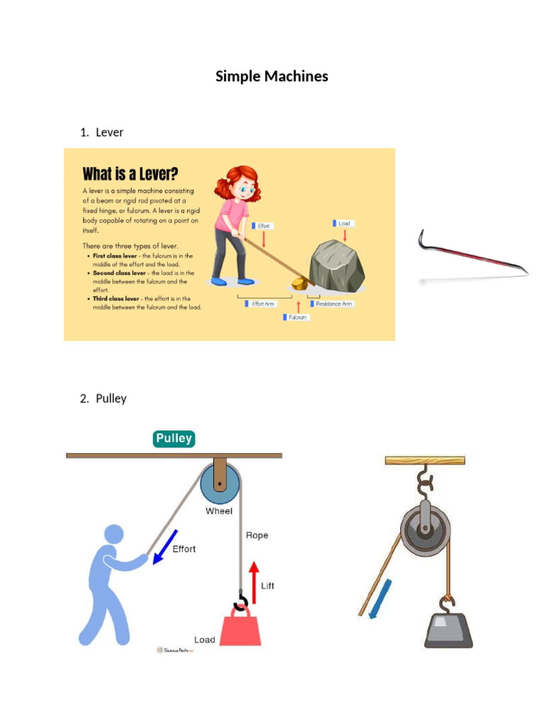 Simple Machines | PDF