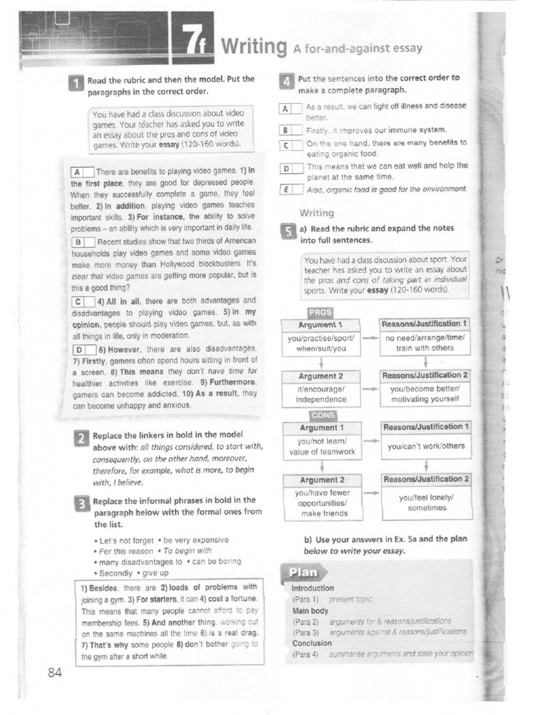 Essay Writing B1+ WB | PDF