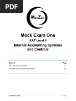 AAT Level 4: Internal Accounting Controls | PDF | Analytics | Accounting