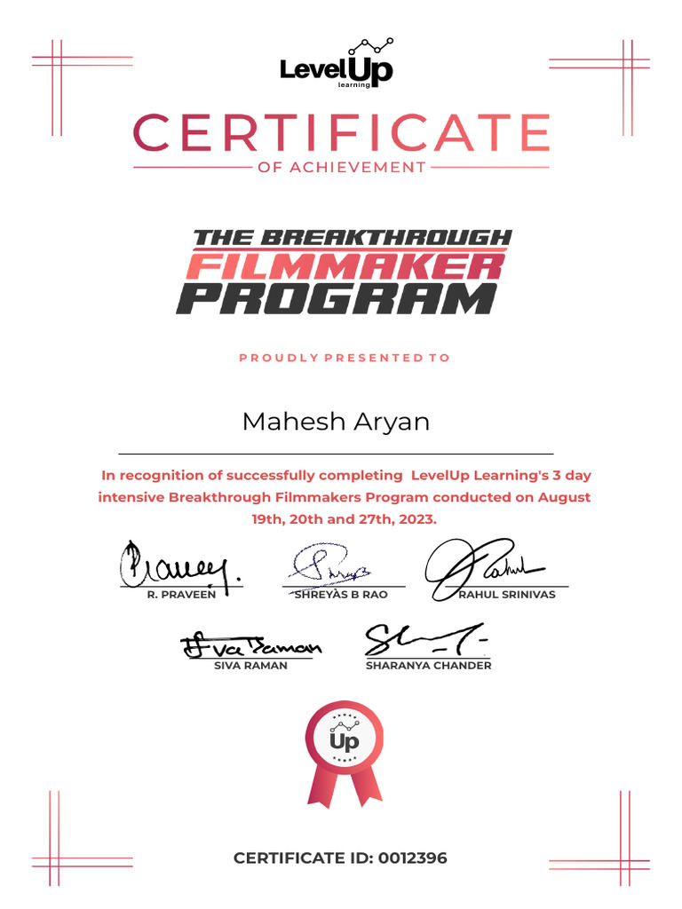BFP 5 Certificates | PDF