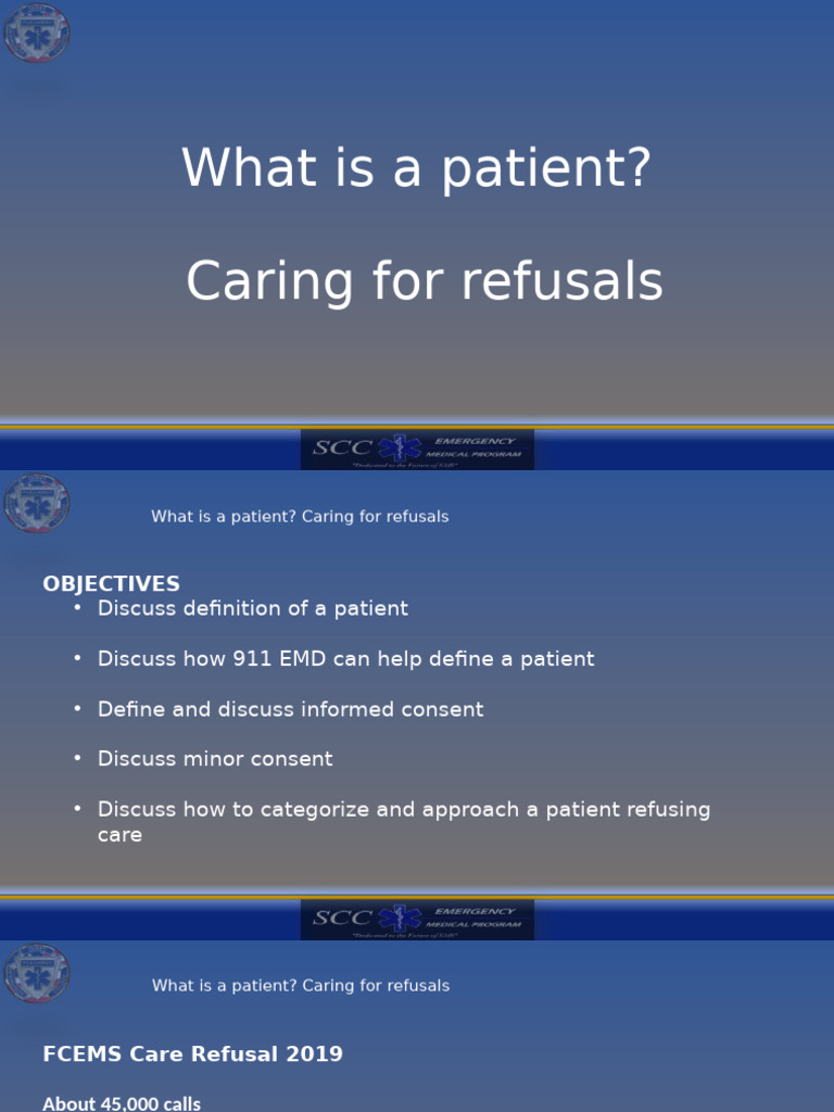 Defining Patients and Care Refusals | PDF | Informed Consent | Autonomy
