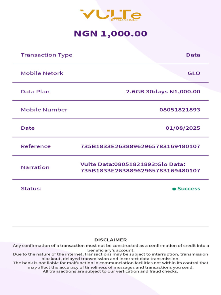 Receipt | PDF