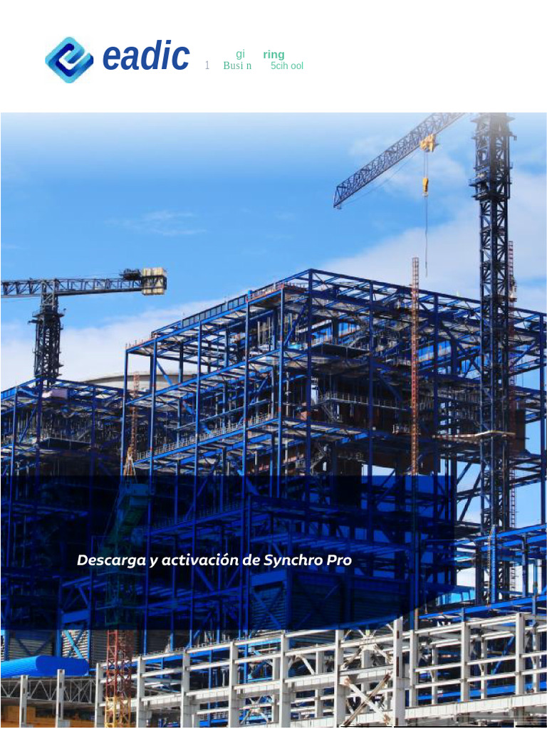 Guía para Descargar Synchro Pro | PDF | Informática | Ingeniería ...