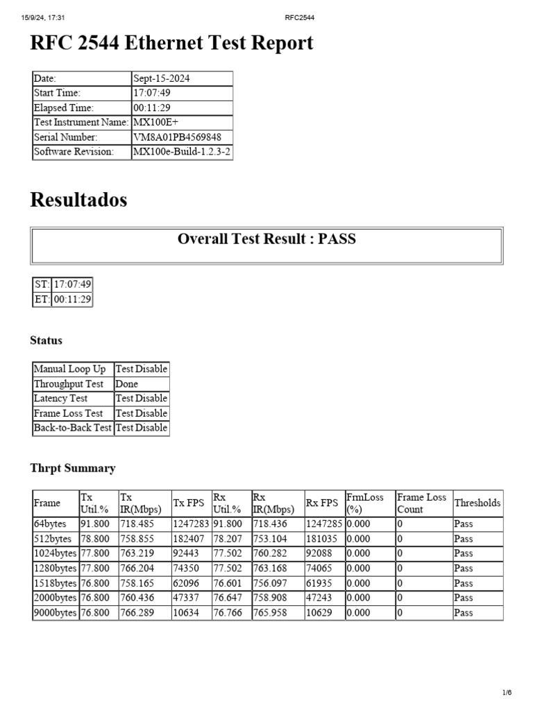 Rfc2544 120% Cau.guapi-2_cau.guapi | PDF | Computing | Physical Layer Protocols