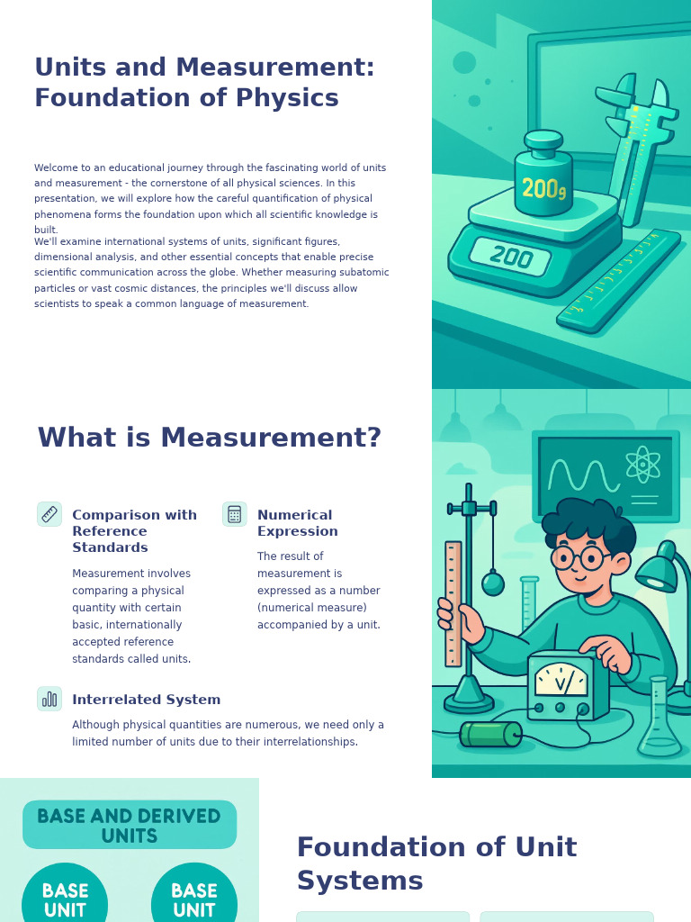 Units and Measurement in Physics 11 | PDF | Significant Figures ...
