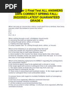 Firefighter Exam Questions and Answers | PDF | Firefighter | Fire Safety