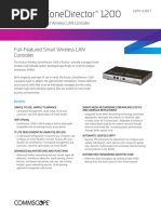 Data Sheet RUCKUS® SmartZone 144 (SZ144) - 0d - 0a | PDF | Wireless Lan | Computer Network