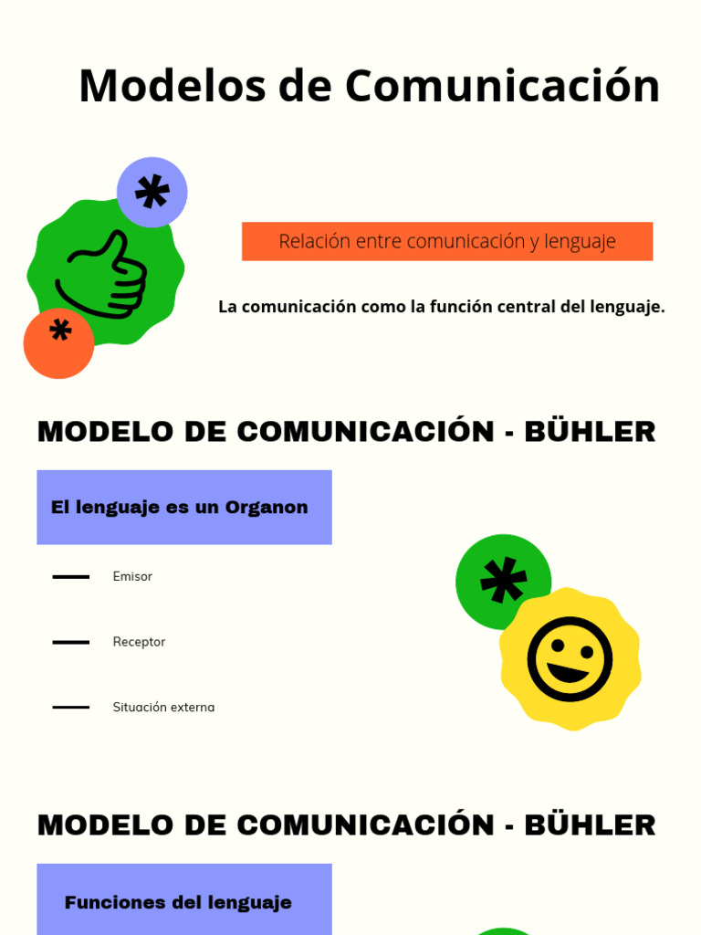 Presentación - Modelos de Comunicación - TC | PDF