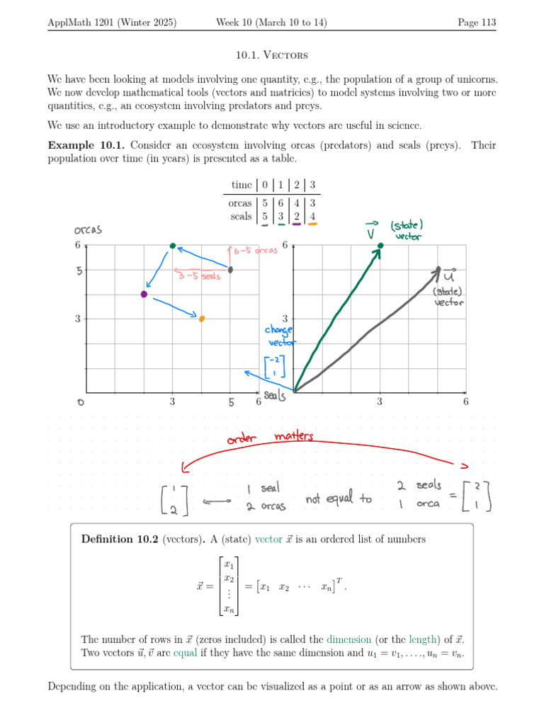 ApplMath 1201B 001 W25 Week10 (With Sample Solutions) | PDF | Matrix ...