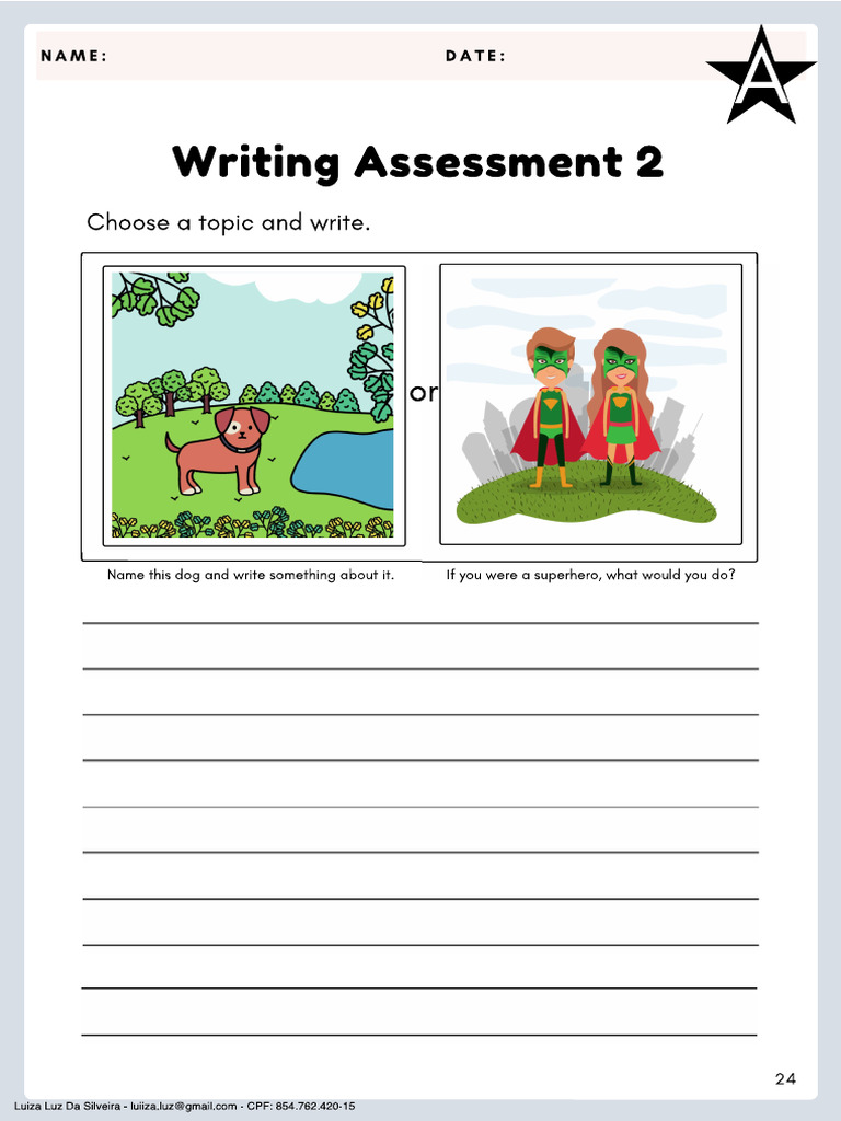 Writing Assessment | PDF