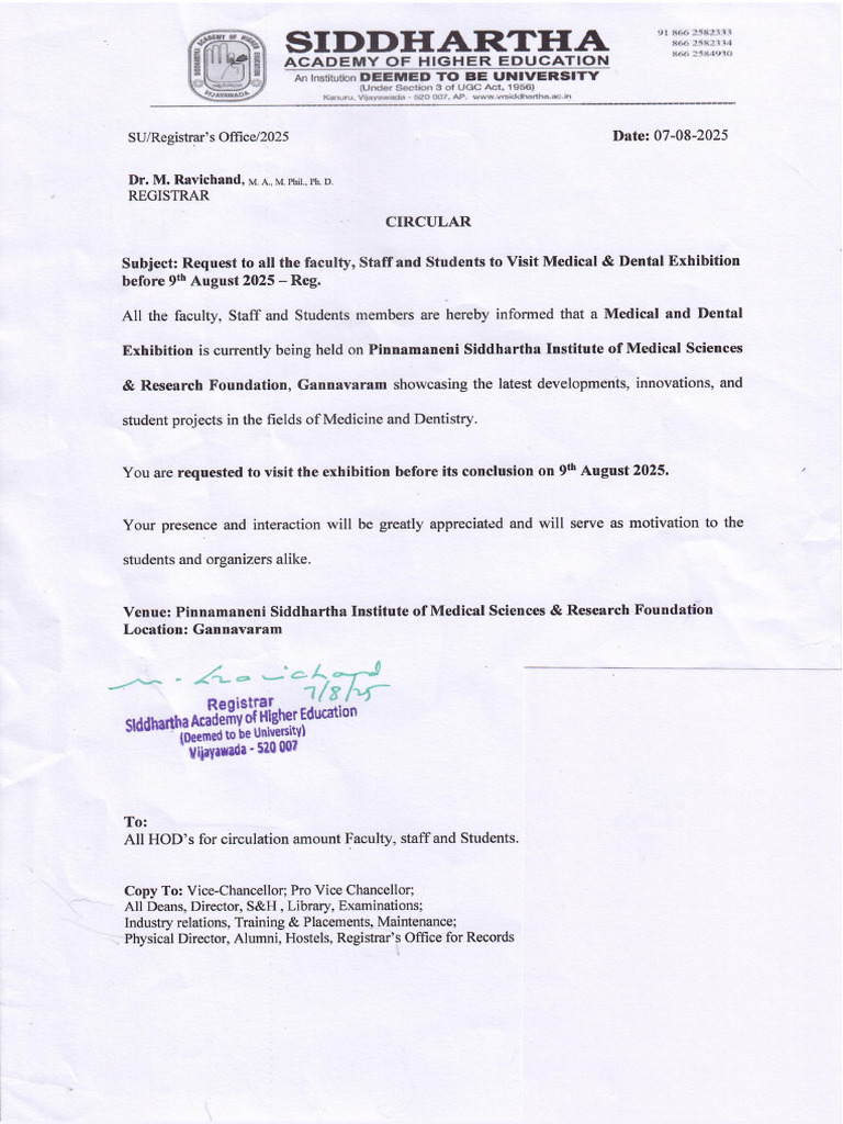 Circular - Medical & Dental Exhibition | PDF