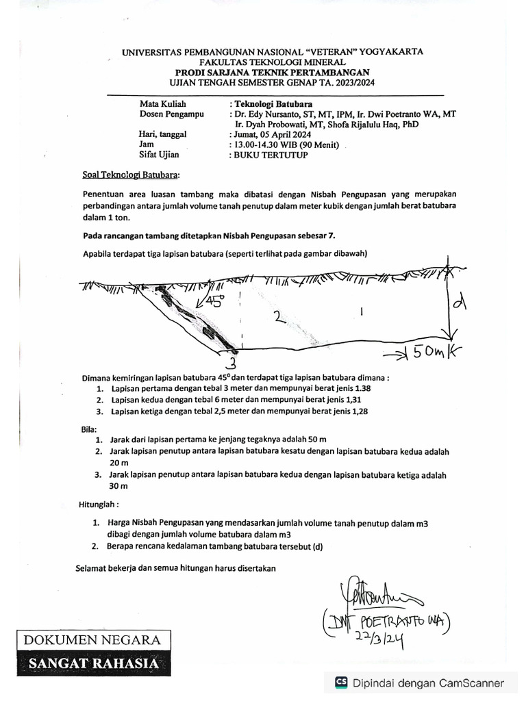 Tekbat UTS Genap 2023 - 2024 | PDF