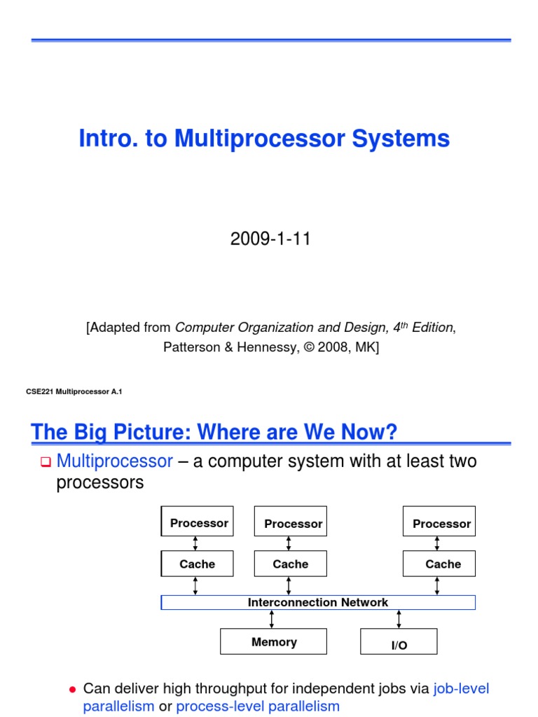 MP L11 Multiprocessor A | PDF | Thread (Computing) | Parallel Computing