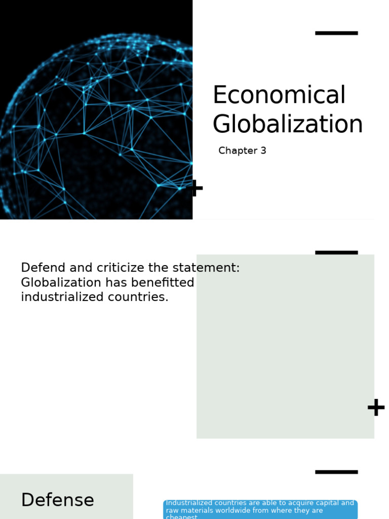 Economic Globalization | PDF | Labour Economics | Globalization
